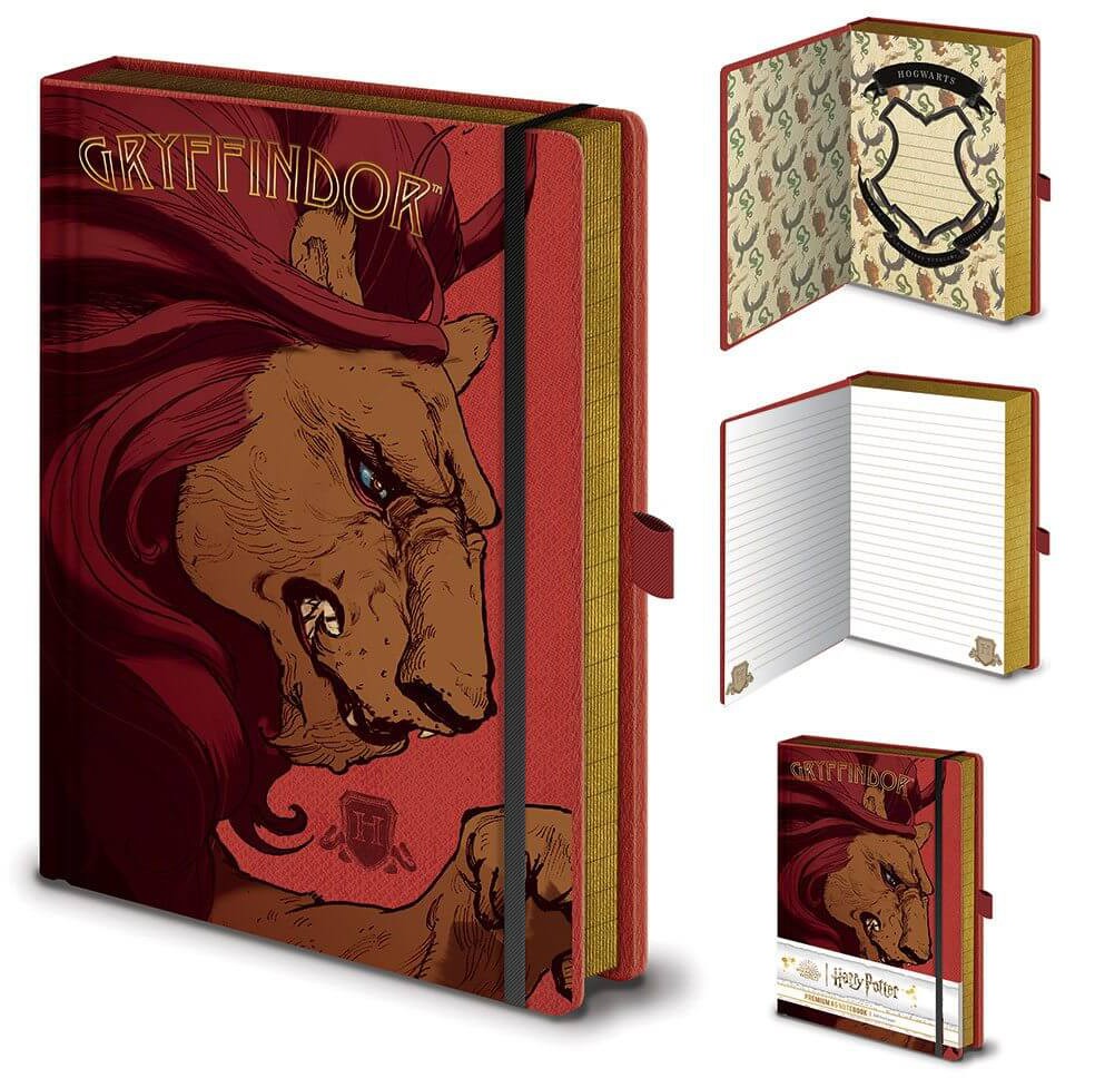 Harry Potter - Premium Gryffindor Notebook - Heromic.fi