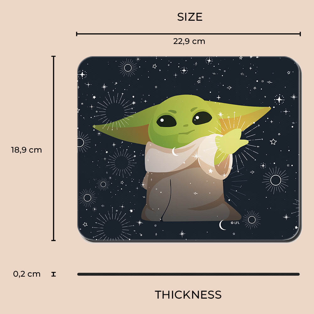 Star Wars - Grogu Space Mouse Pad - Heromic.fi