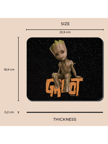 Marvel - Groot Space Mouse Pad - Heromic.fi